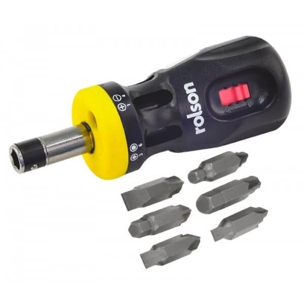 rolson 12 in 1 Stubby Ratchet Set 11209 | Camping and General