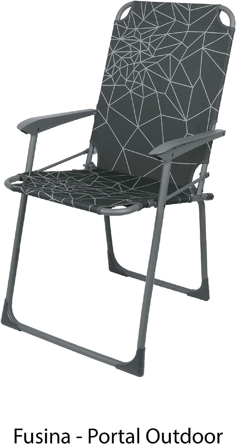 Portal Outdoor Fusina L Collapsable Grey High Back Chair PT-CH-FUSINAL ...