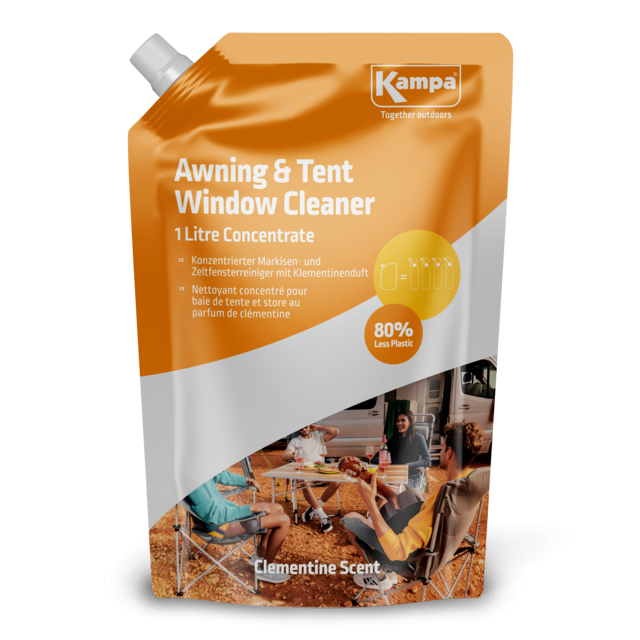Kampa Dometic Eco Friendly Awning & Tent PVC Window Cleaner 1L Refil ...