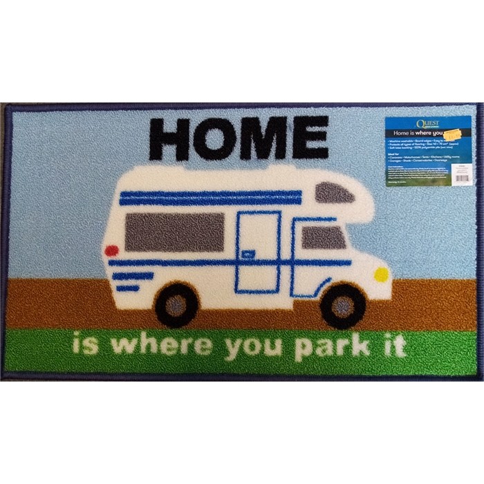 Quest Washable 'Home' Motorhome Mat C0051 | Camping and General