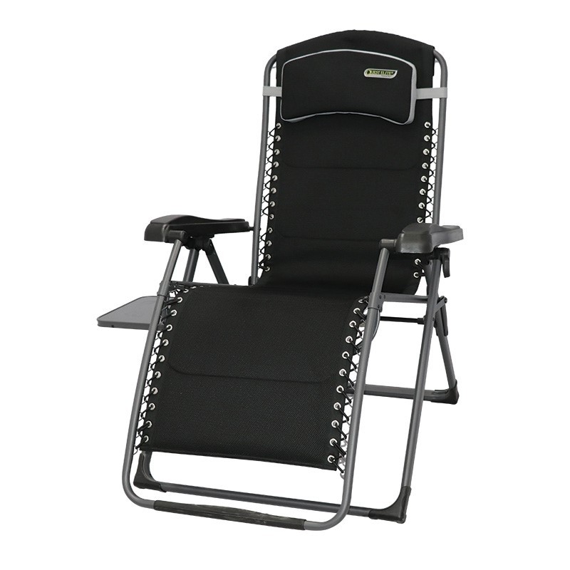 Quest Vienna Pro Relax XL chair with side table F1363 | Camping and General