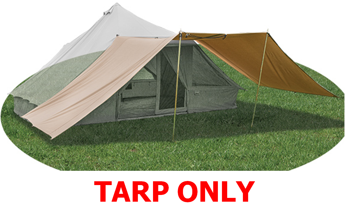 Quest EXTRA LARGE 100% cotton tarp shelter for Quest signature tent ...