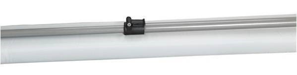 2 x Quest Westfield Universal Steel Rear Upright Pole + Draught Foam ...