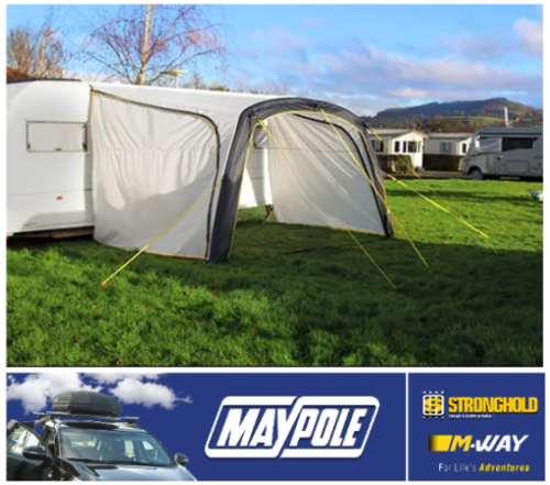Maypole Outdoors Awning Air Sun Canopy For Caravans MP9530 Side Walls ...