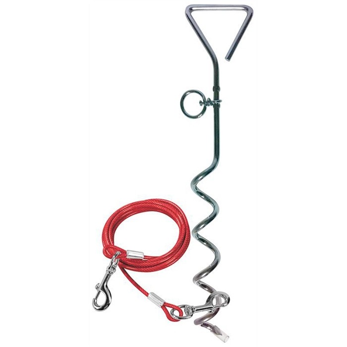 Streetwize Dog Anchor and Tether LWACC493 | Camping and General